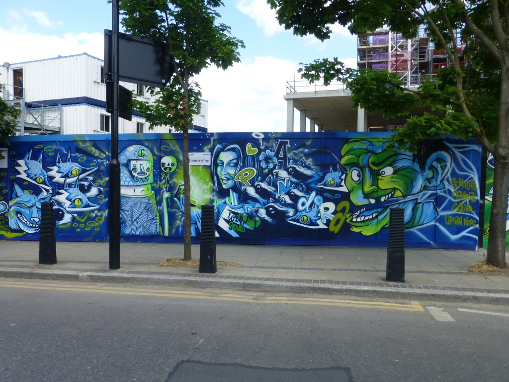 Street Art & Graffiti From The Collective Paint Jam | London Calling Blog