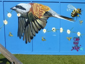 Louis Masai Paints For Brockley Street Art Festival | London Calling Blog