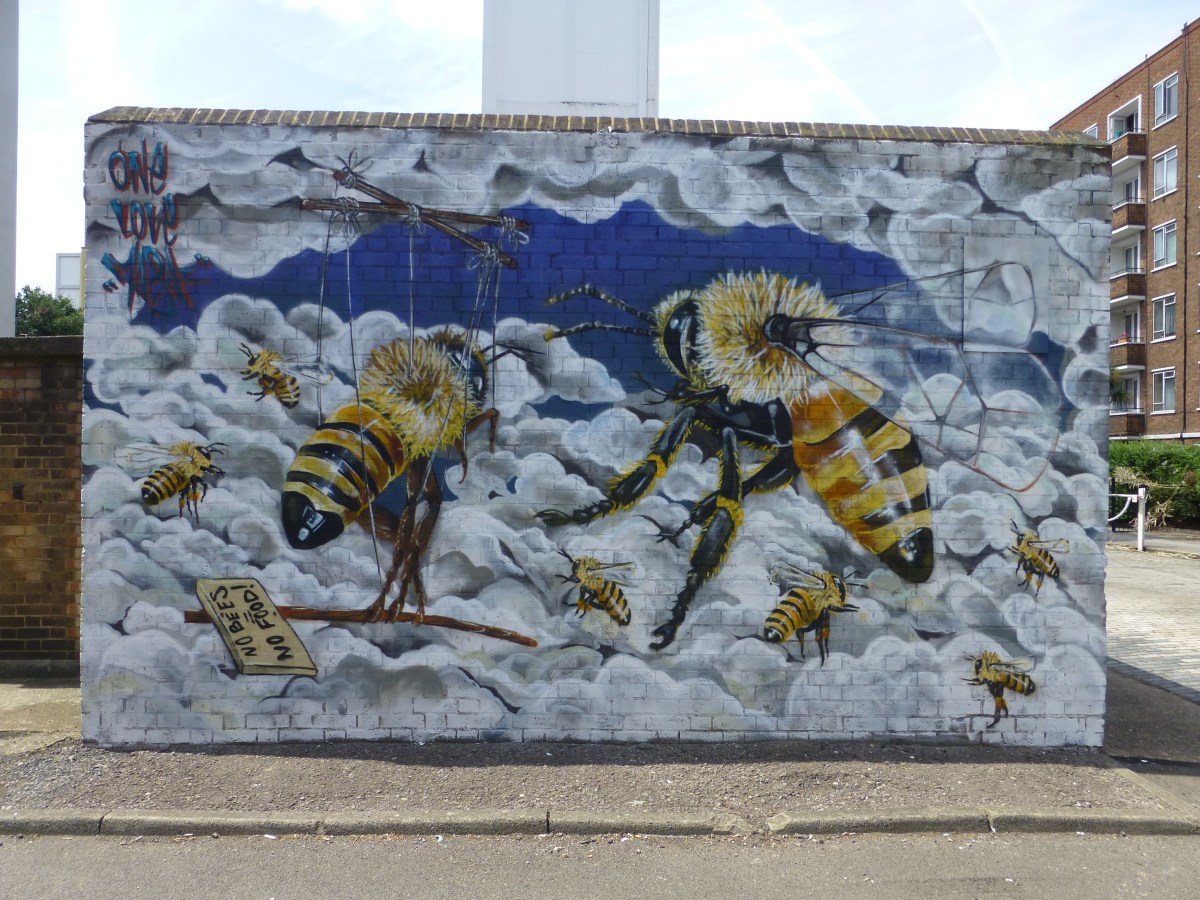 New Louis Masai ‘Save The Bees’ Work Off Whitecross Street | London ...