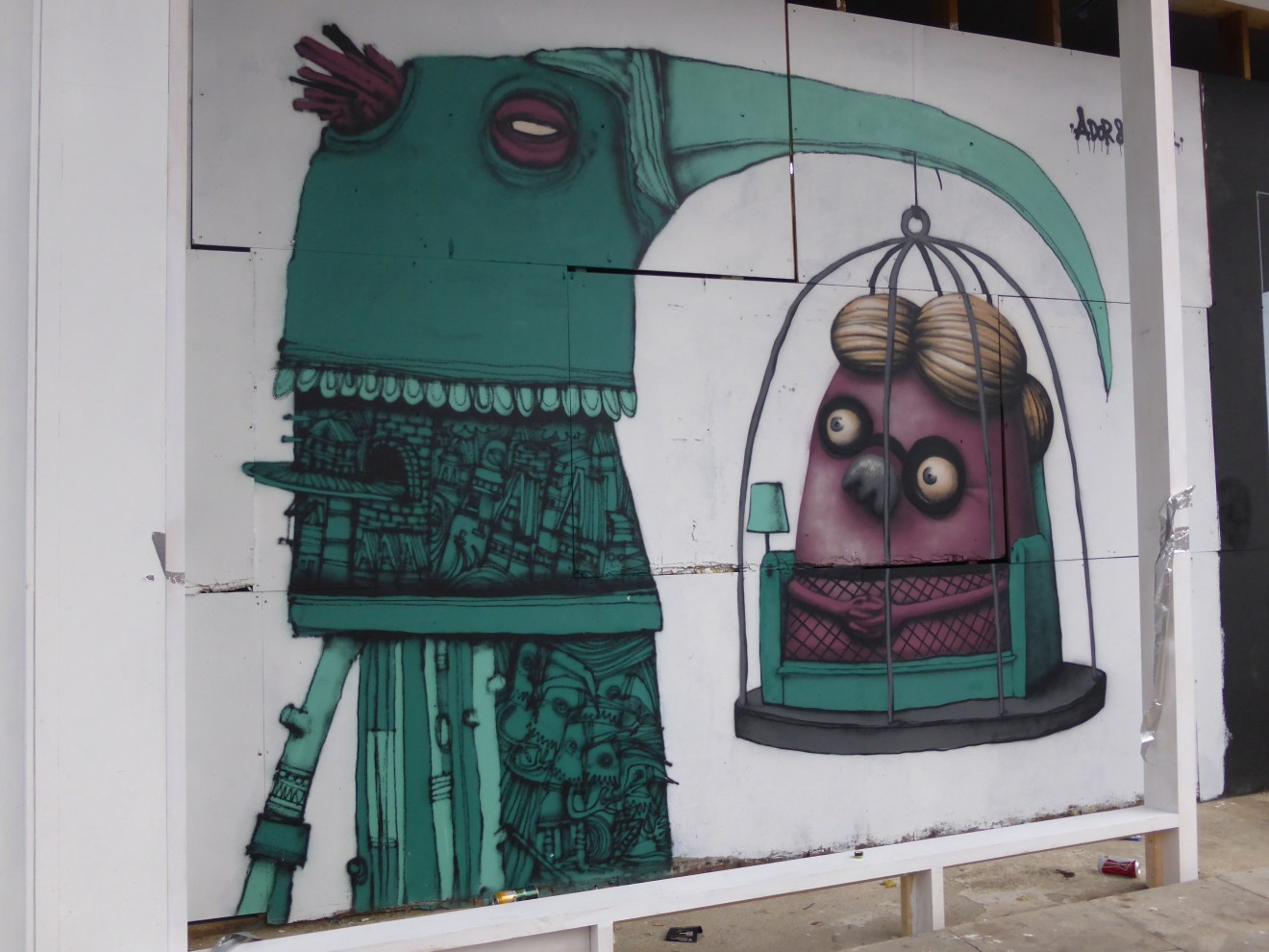 French Street Art Duo Ador & Semor Hit London | London Calling Blog