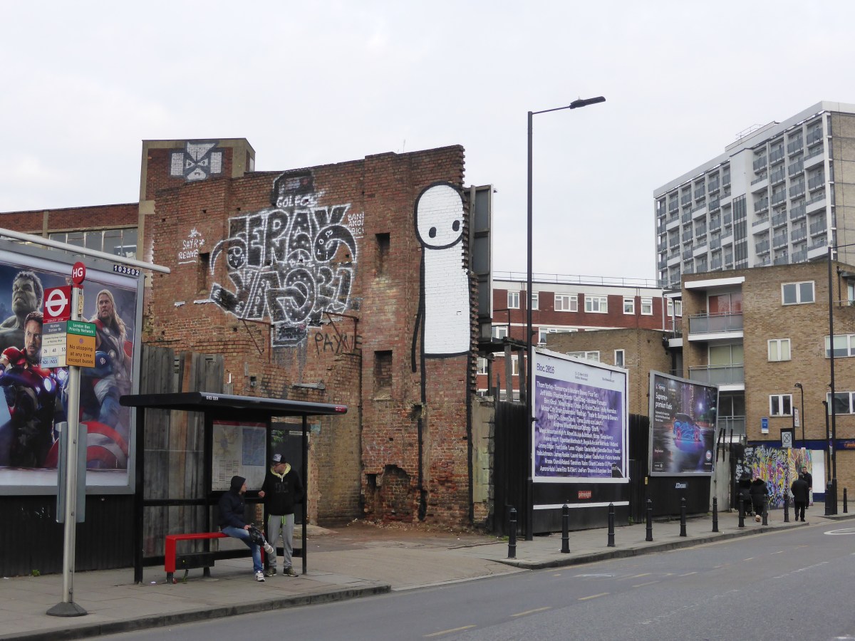 New Stik Street Art In Hackney Road | London Calling Blog