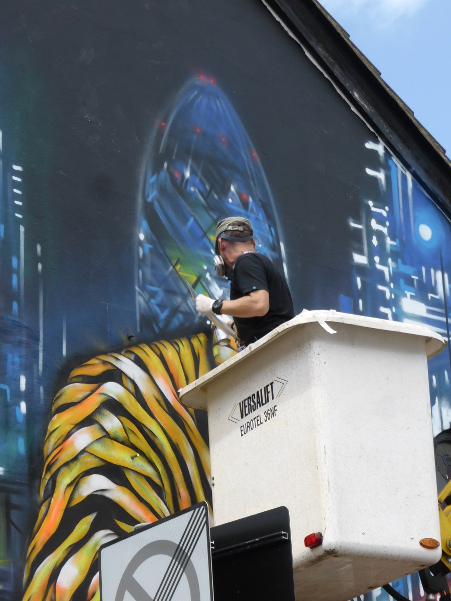 New Dan Kitchener & Otto Schade Street Art Collaboration ‘Urban Jungle ...