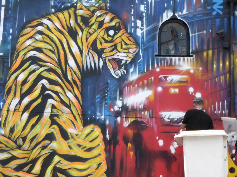 New Dan Kitchener & Otto Schade Street Art Collaboration ‘Urban Jungle ...