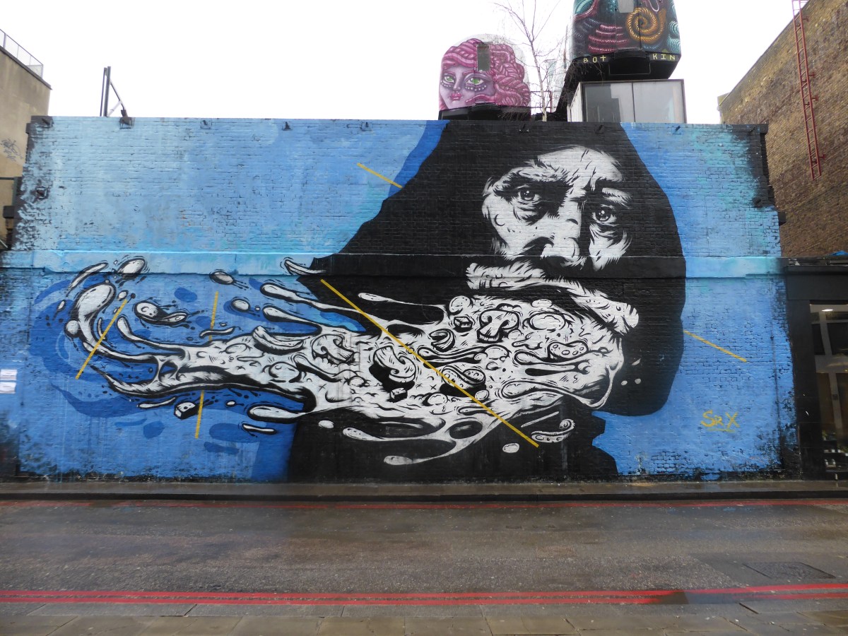 Sr. X Paints The Village Underground | London Calling Blog