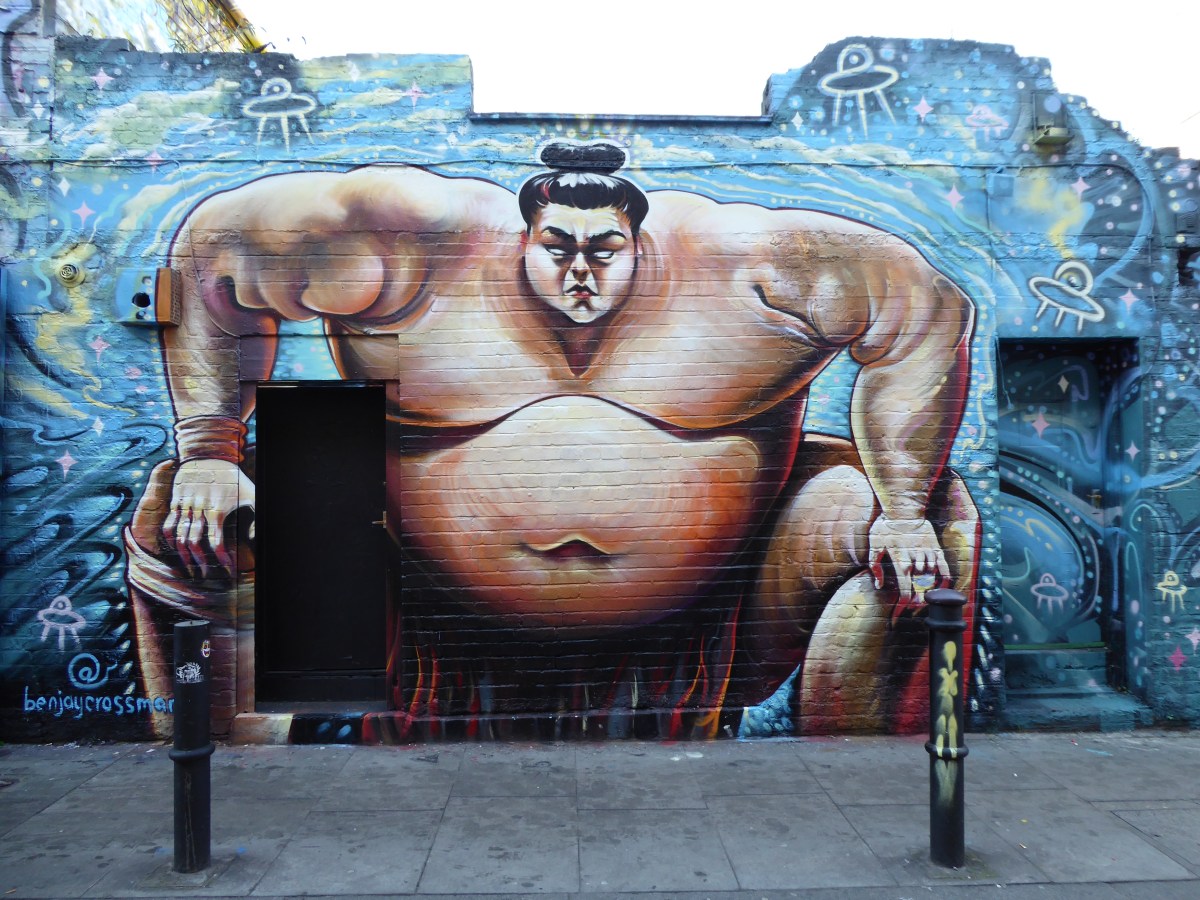 New Ben Jay Crossman Street Art ‘Guardian Angel’ in Brick Lane | London ...