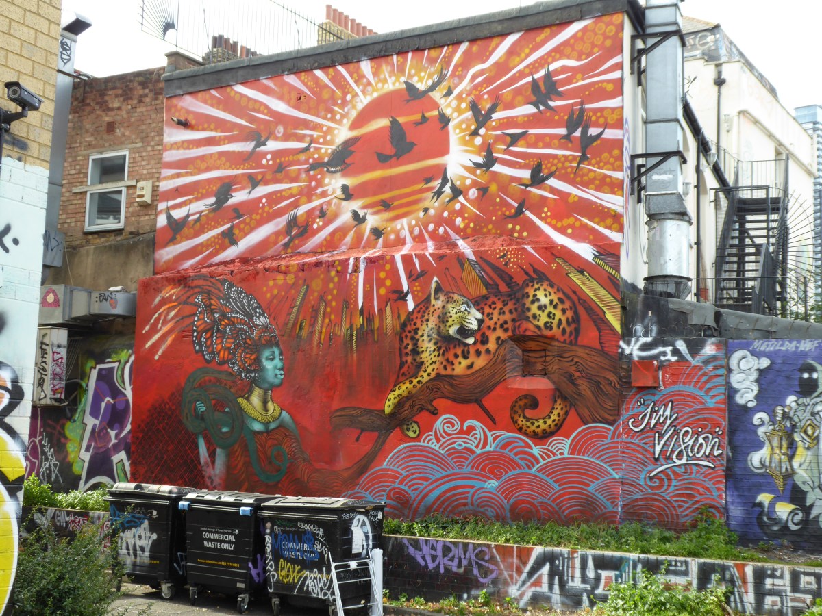 New Jim Vision Street Art in Brick Lane | London Calling Blog