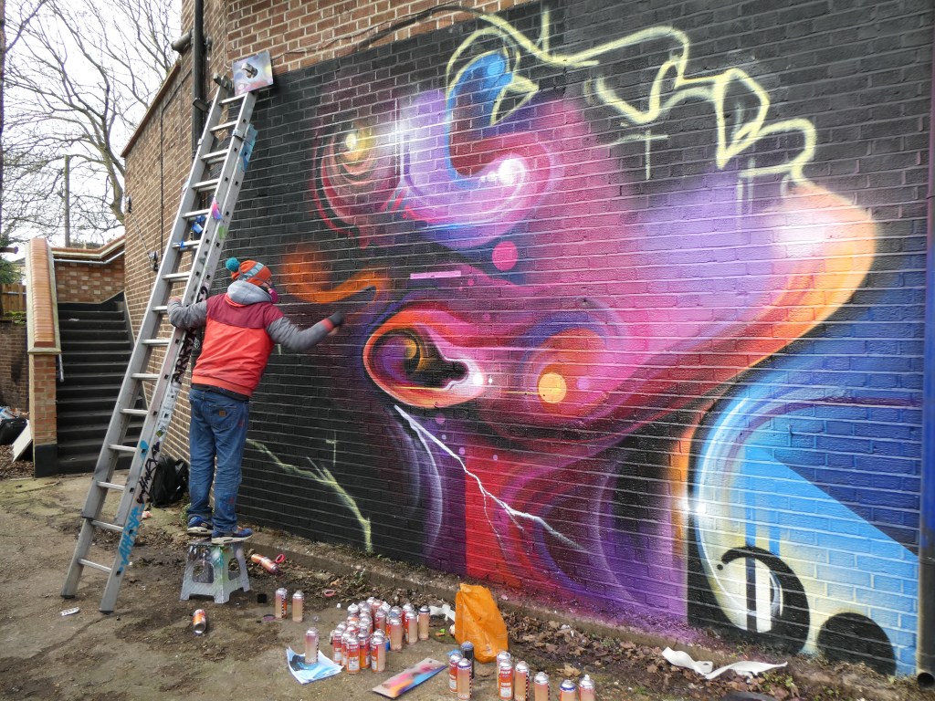 The ‘Anything’s Better Than A Blank Wall’ Paint Jam in Penge 2020 ...