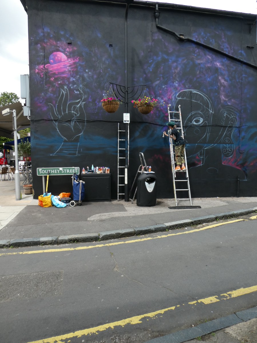 New Elno Street Art ‘Cosmic Pacha Mama’ in Penge | London Calling Blog
