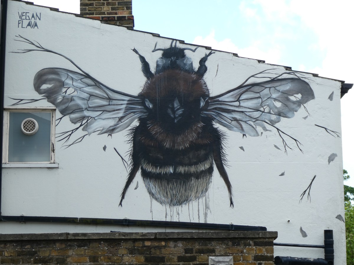 New Vegan Flava Street Art ‘Queens Crossing the North Sea’ in Penge ...