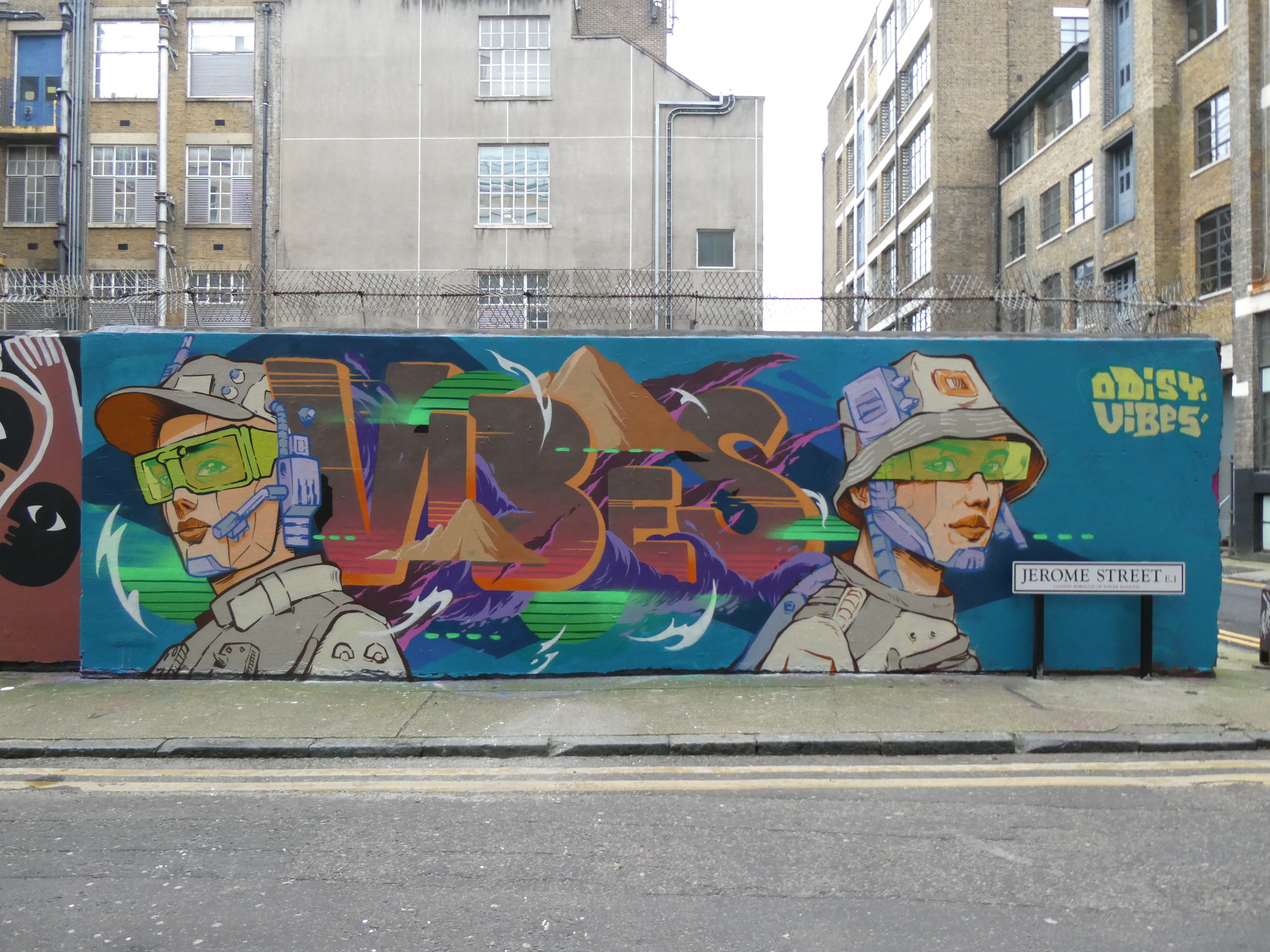New Vibes x Odisy Graffiti in Brick Lane | London Calling Blog